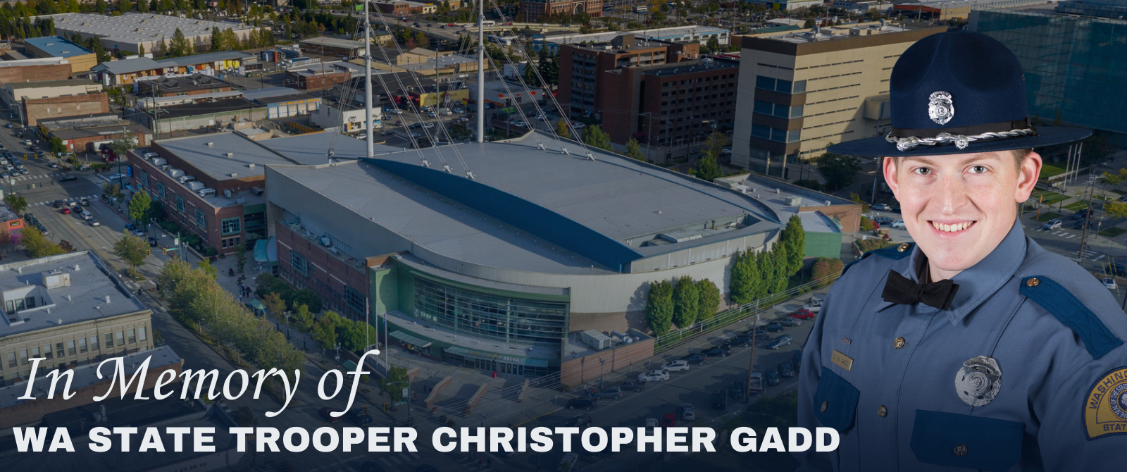 The memorial service for (WSP) Trooper Christopher Gadd | Angel of the ...