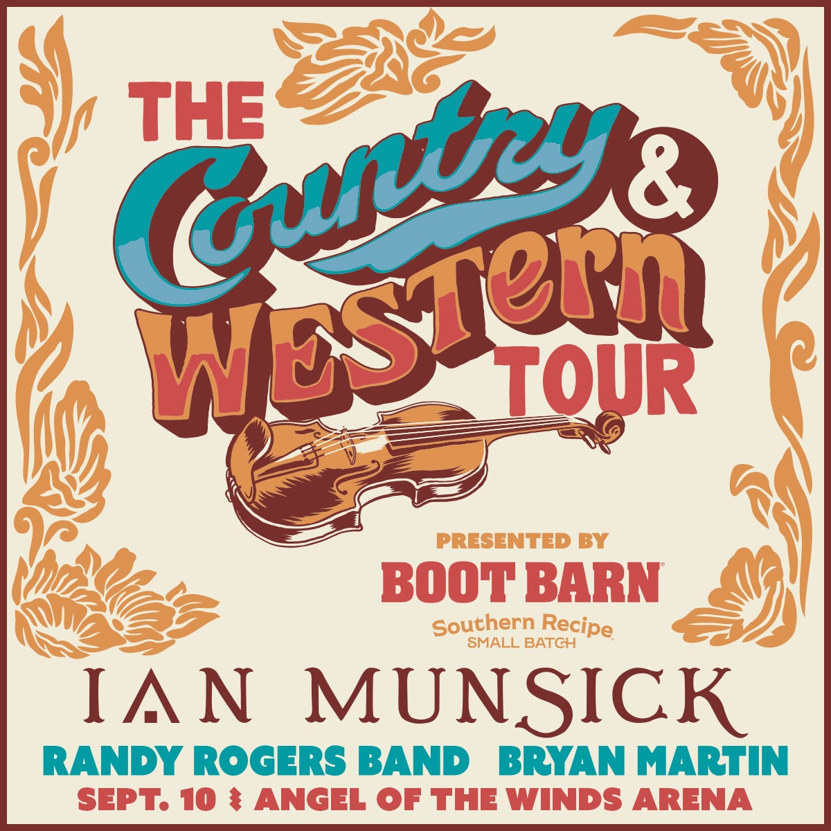 Ian Munsick The Country & WESTern Tour | Angel of the Winds Arena