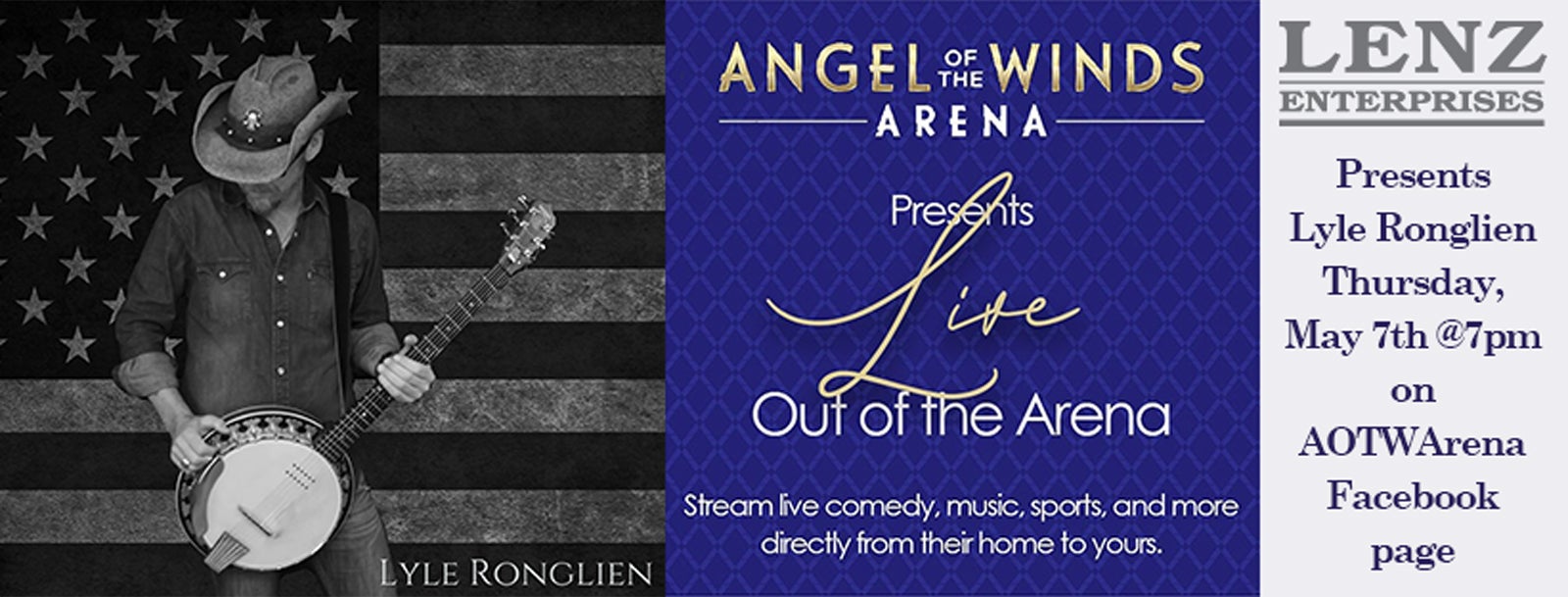 Live Out Of The Arena - Lyle Ronglein | Angel of the Winds Arena