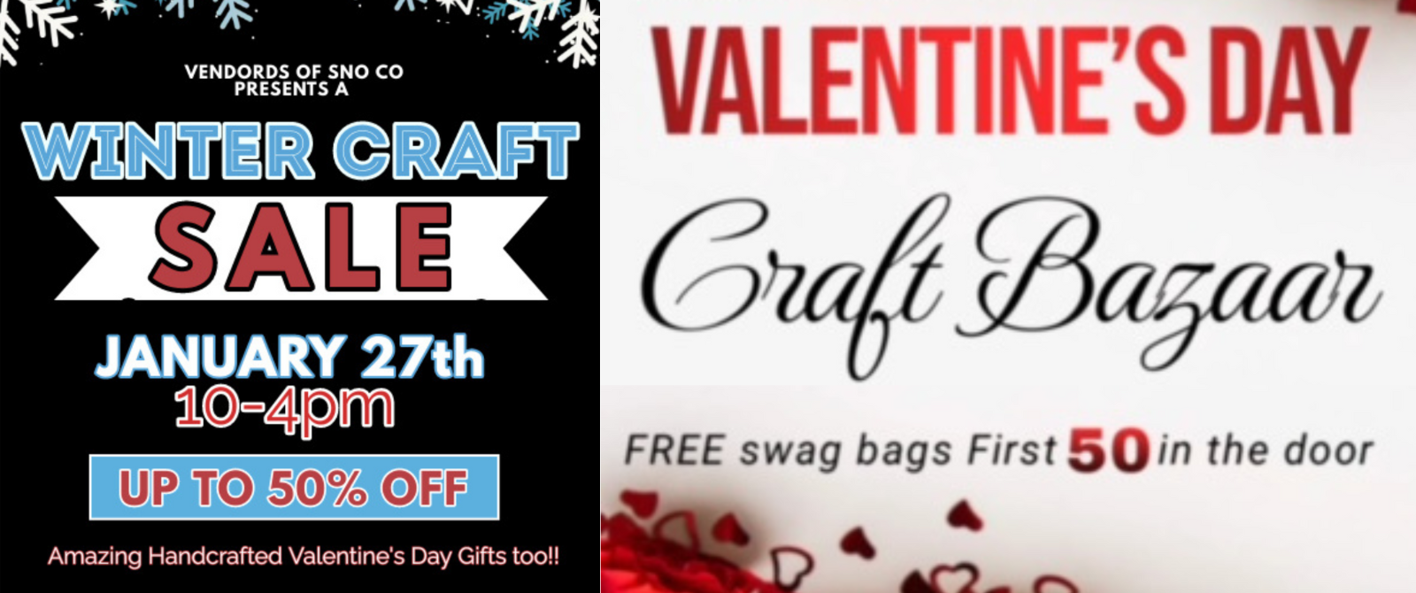 Vendors of Sno Co Presents a Winter Craft Sale and Craft Bazaar | Angel ...
